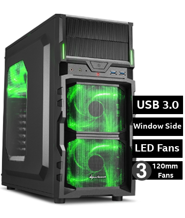 SHARKOON VG5-W - Green - Palicomp